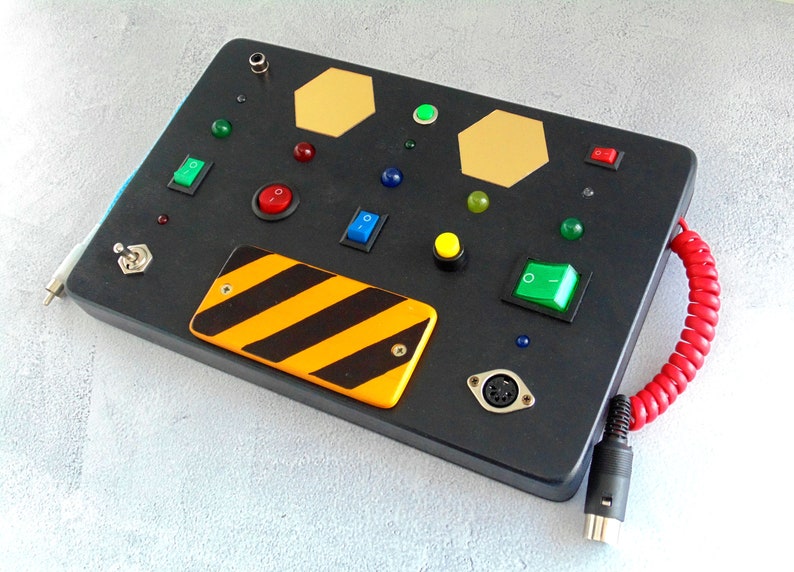 Personalized LED Light Toy for Toddler Busy Board Switch Box - Etsy