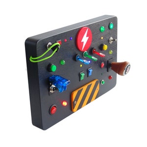 LED Light Switch Board for Toddler Electronic Busy Board for Travel ...