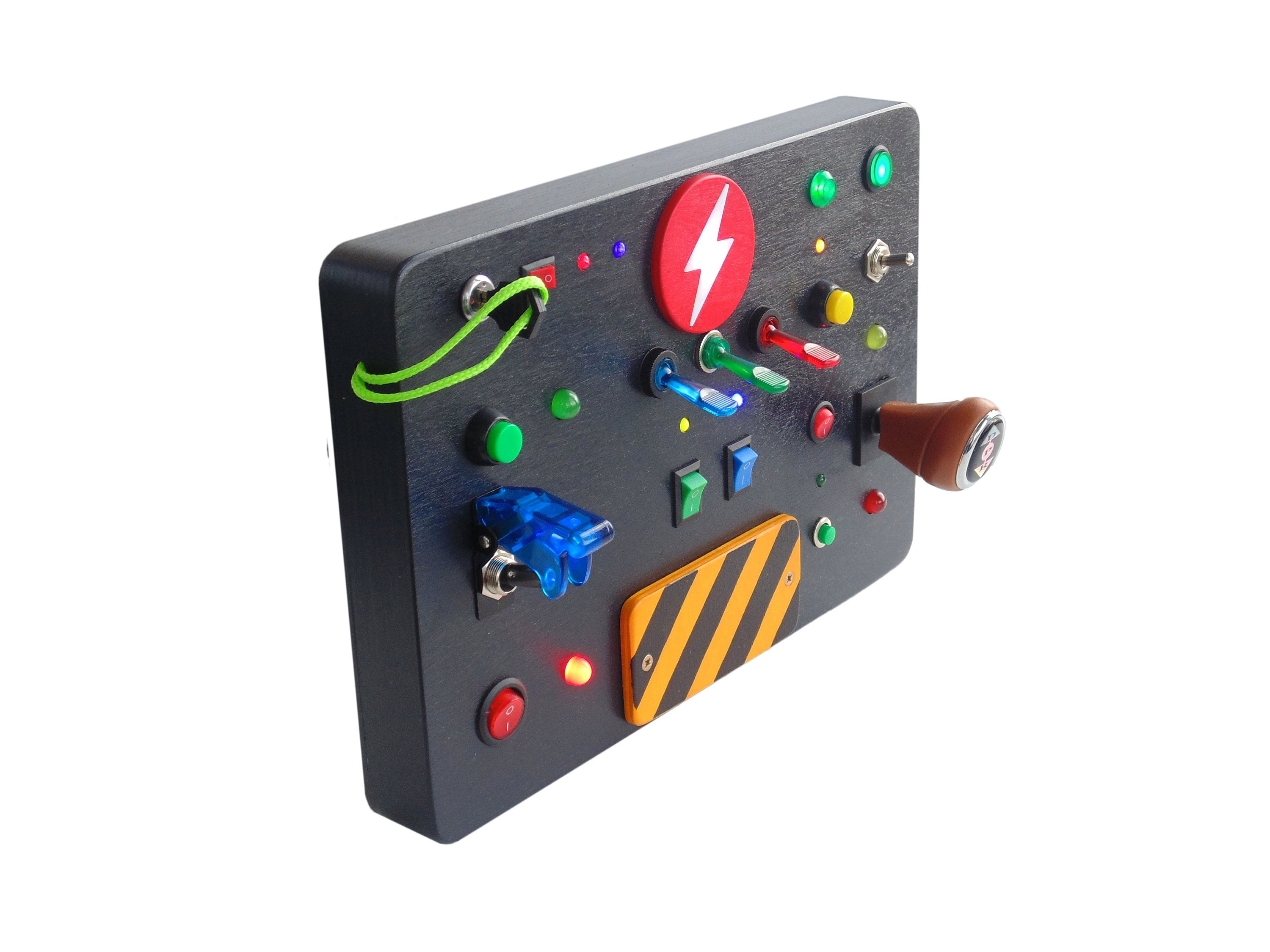 LED Light Switch Board for Toddler Electronic Busy Board for Travel ...