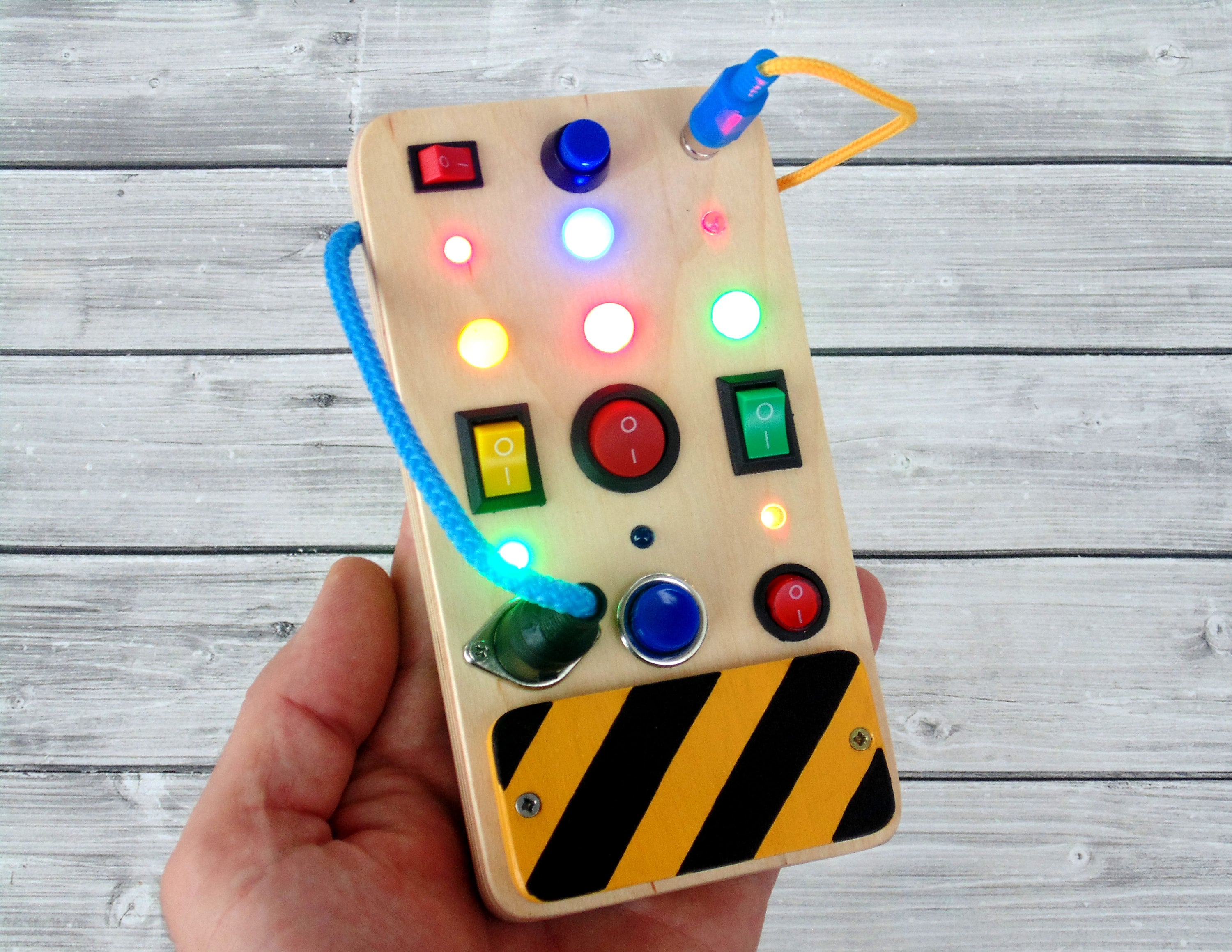 Busy Board With Light Personalized LED Light Toy Spaceship - Etsy