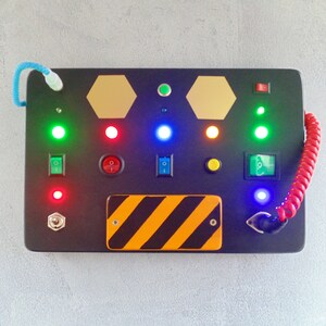 Personalized LED Light Toy for Toddler Busy Board Switch Box Kids ...