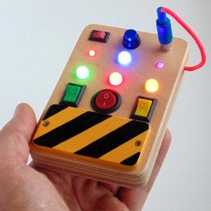 LED Light Busy Board for Baby Personalized Activity Board Switch Box ...