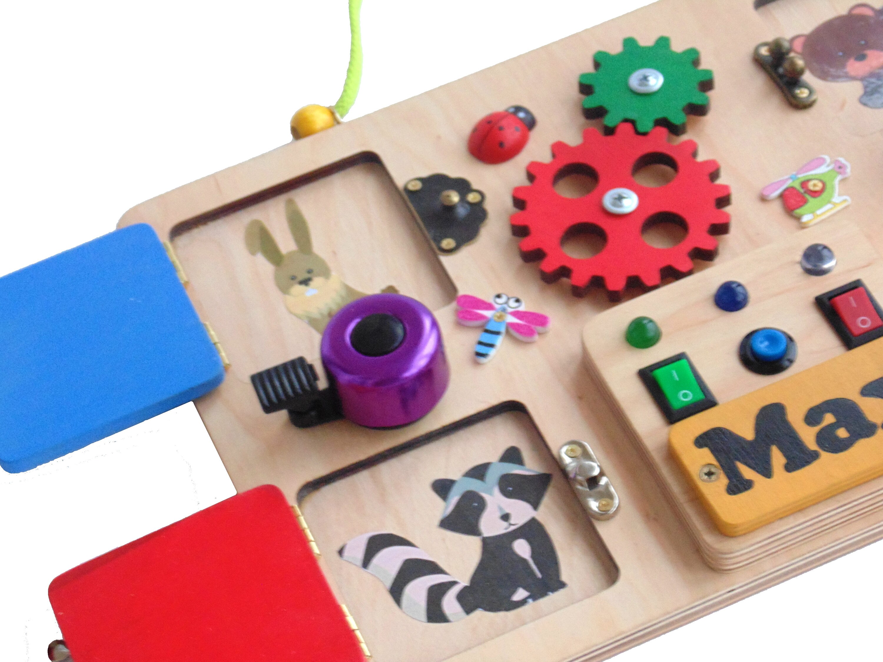 Travel Busy board Toddler Activity board Baby sensory board | Etsy