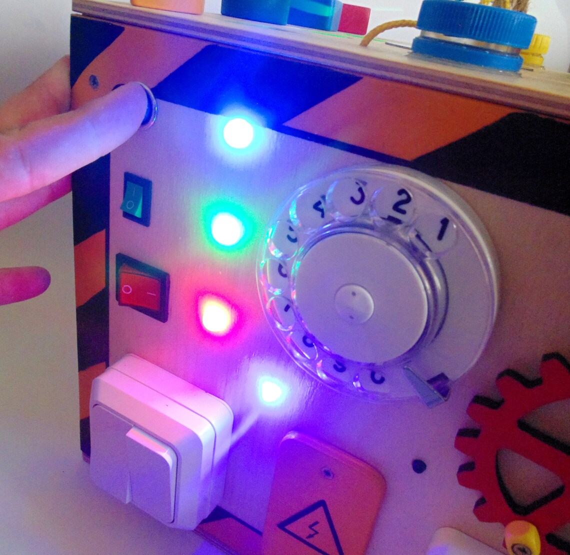 Wooden Toy Montessori Baby Busy Board Toddler Busy Box Sensory | Etsy