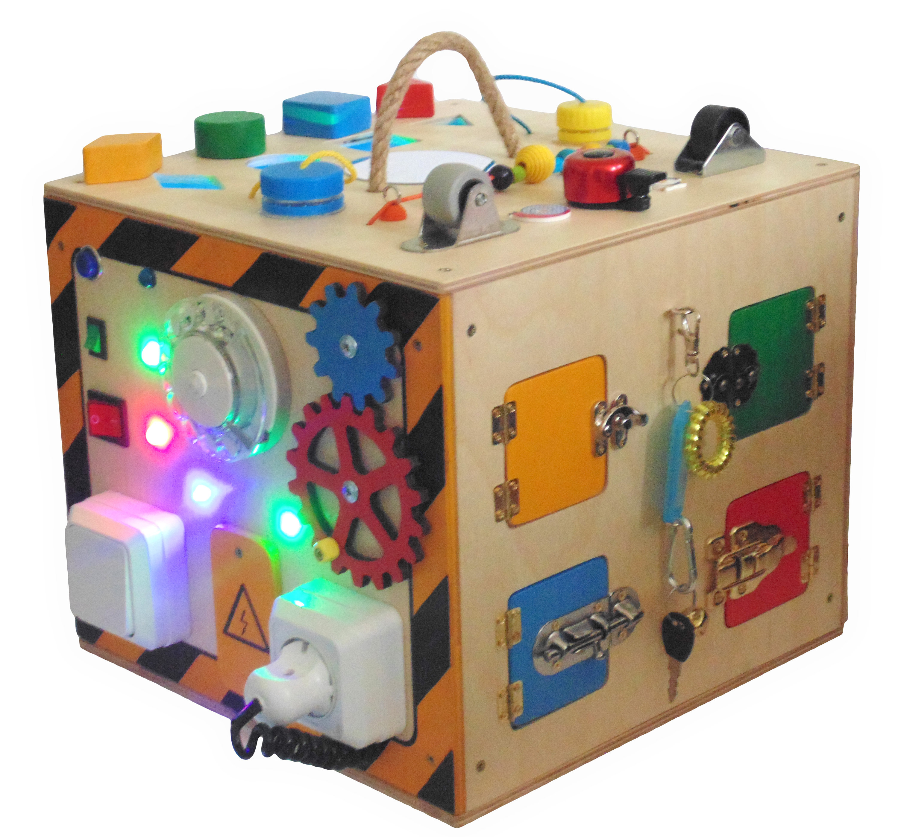 Wooden Toy Montessori Baby Busy Board Toddler Busy Box Sensory | Etsy