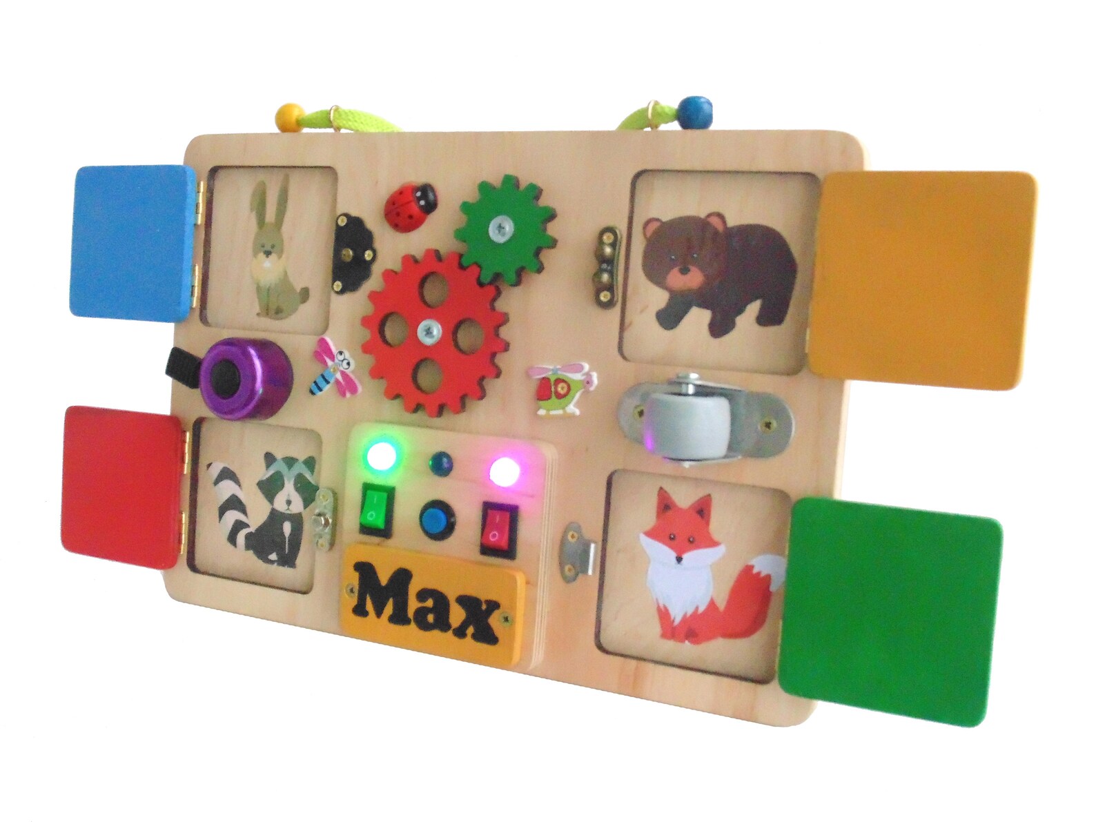 Travel Busy Board Toddler Activity Board Baby Sensory Board | Etsy