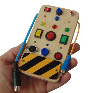 Busy Board With Light, Personalized LED Light Toy, Spaceship Control ...