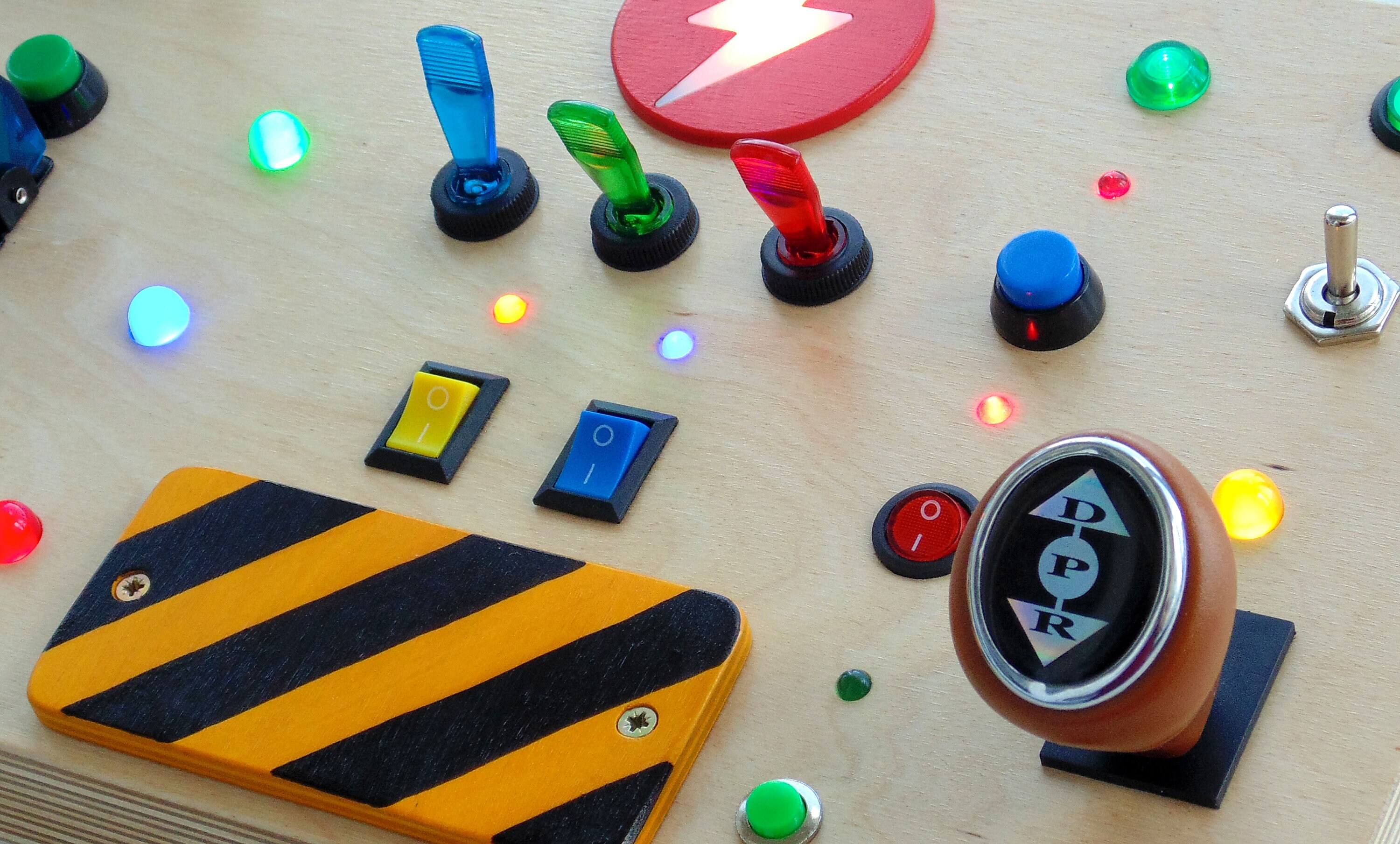 Mission Control Panel for Toddler Busy Board LED Light Toy - Etsy UK