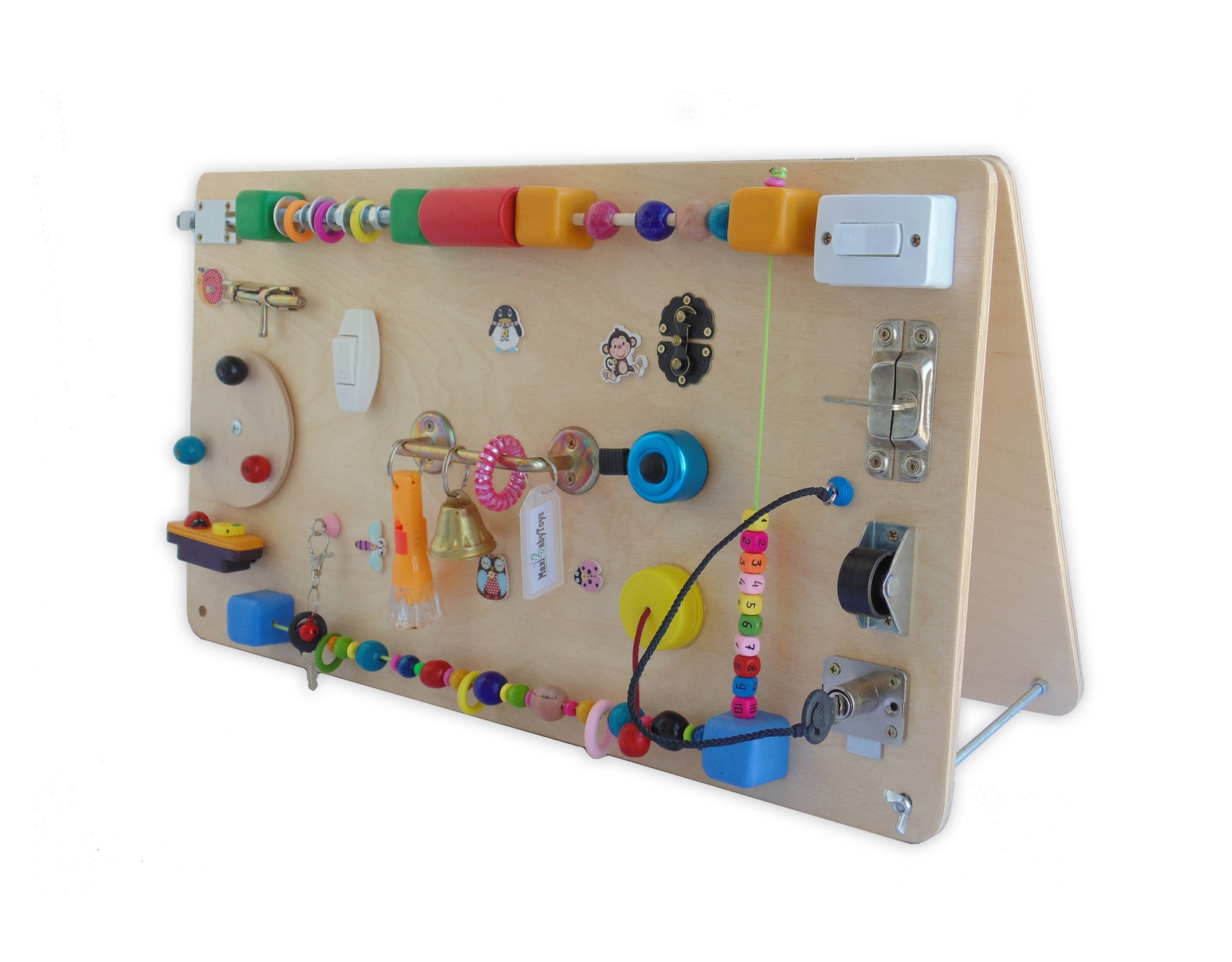 Busy Board Baby Montessori Board Toddler Sensory Board Busy - Etsy