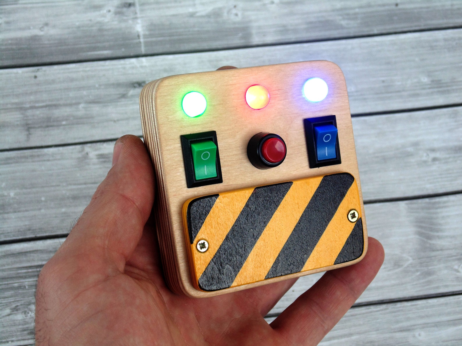 Travel Busy Board for Toddler LED Light Toy Personalized - Etsy