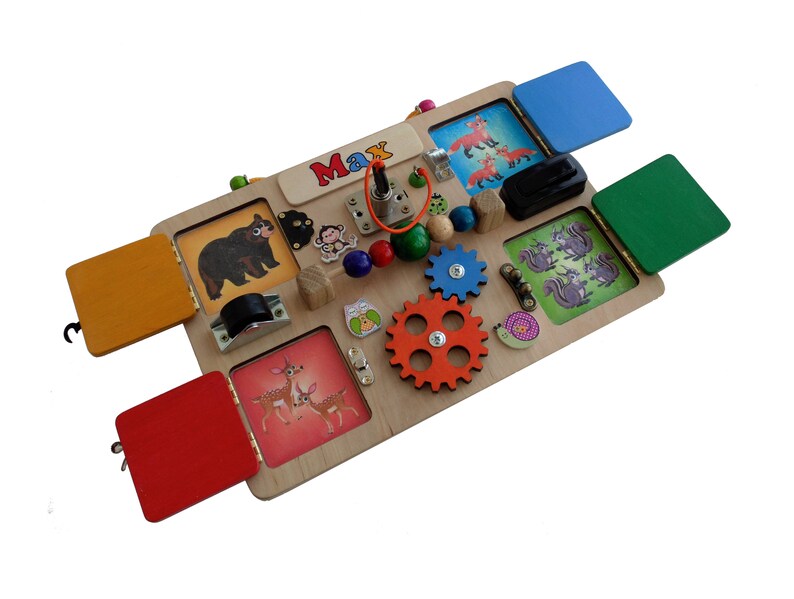 Travel Busy Board Montessori Personalized Baby Gift Baby - Etsy