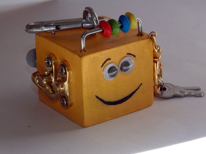 Personalized Fidget Cube Toddler Travel Toy Montessori Sensory - Etsy