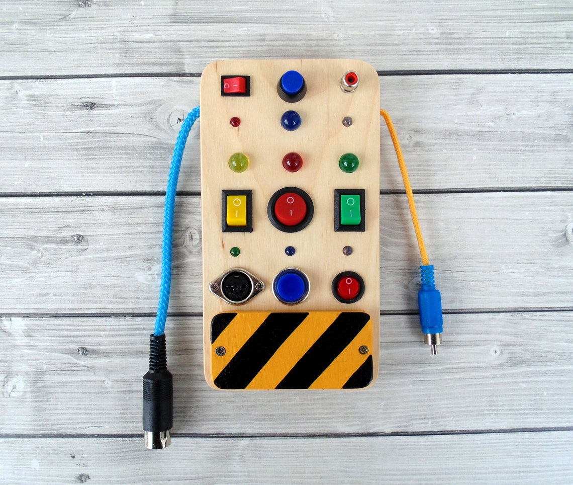 Busy Board With Light Personalized LED Light Toy Spaceship - Etsy