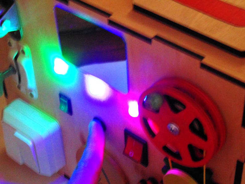 Personalized Wooden Busy Box for Toddler Wooden Shape Sorting | Etsy