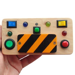 Mission Control Panel Switch Board LED Light Toy Personalized Busy ...