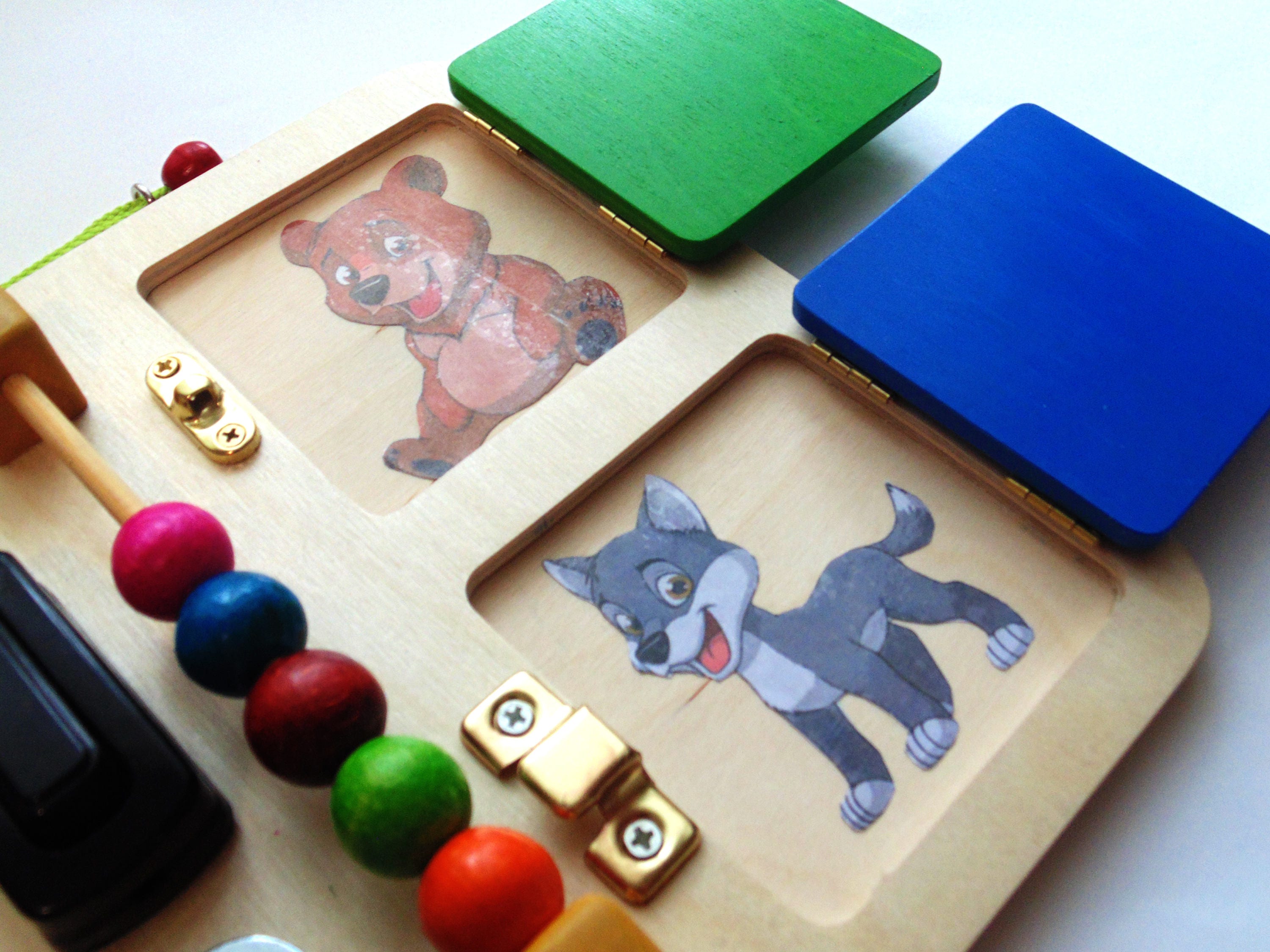 Baby Busy Board Toddler Activity Board Sensory Board Travel | Etsy