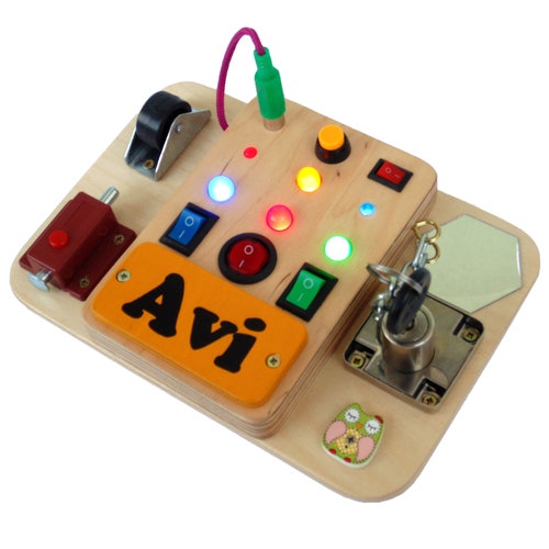 Mission Control Panel for Toddler Busy Board LED Light Toy - Etsy
