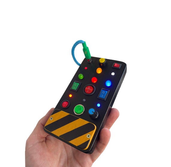 Personalized Busy Board With Leds Busy Toy With Light - Etsy