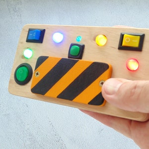 Mission Control Panel Switch Board LED Light Toy Personalized Busy ...