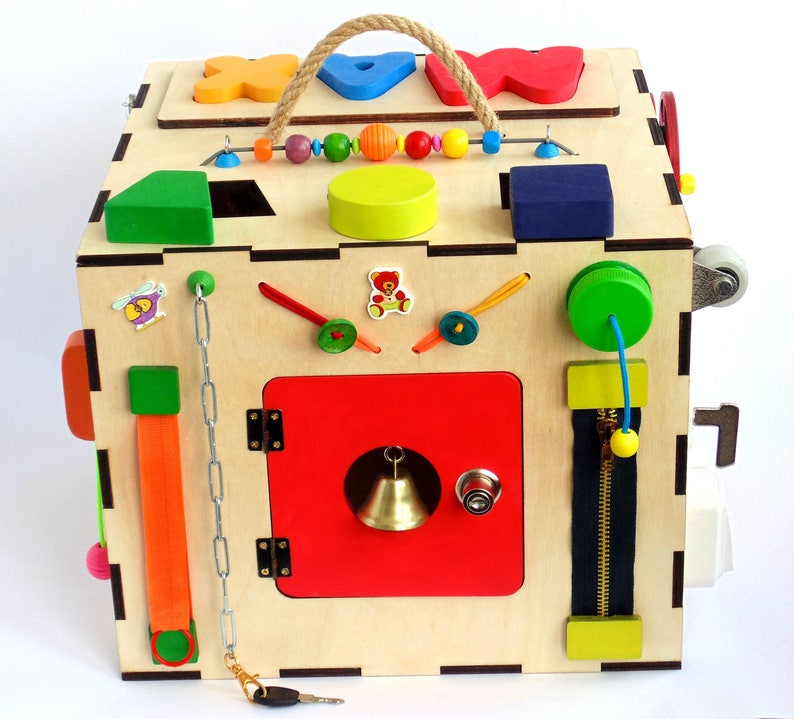 Personalized Baby Busy Board Toddler Activity Board Montessori - Etsy ...