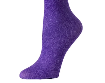 Cutieful Therapeutic Compression Socks Blue Watercolor | Etsy