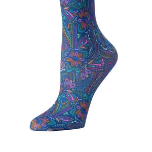 Cutieful Therapeutic Compression Socks - Bright Flowers - Etsy