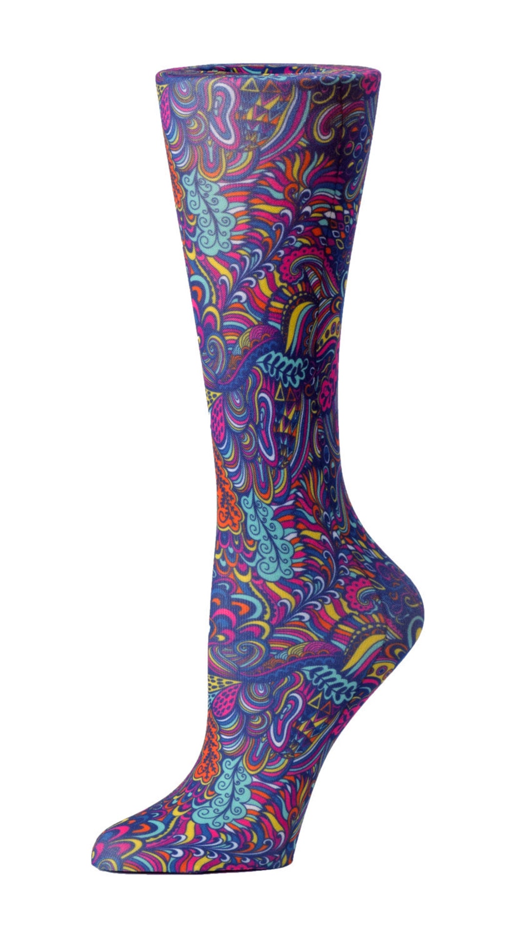 Cutieful Therapeutic Compression Socks - Abstract Flowers - Etsy