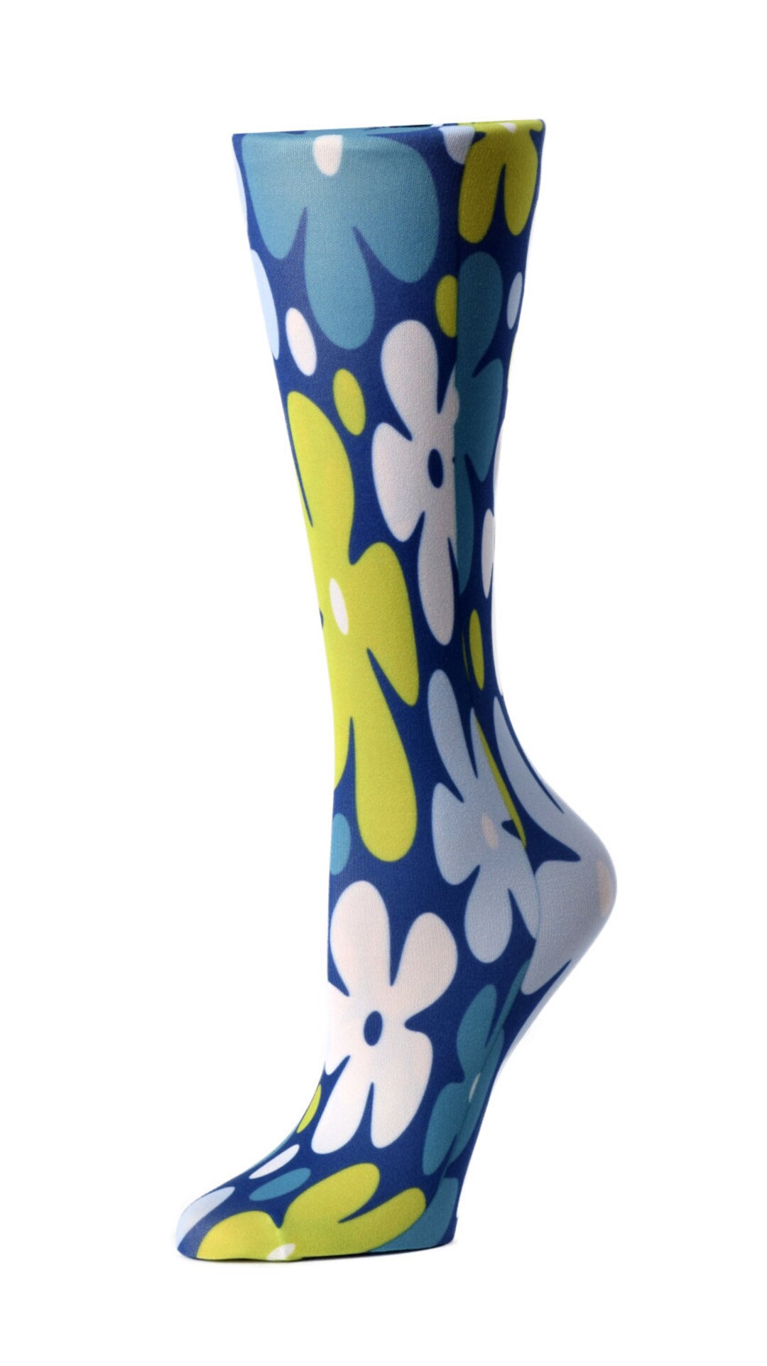 Cutieful Therapeutic Compression Socks - Dark Flower Power - Etsy
