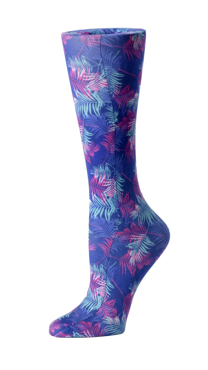 Cutieful Therapeutic Compression Socks Neon Tropics - Etsy