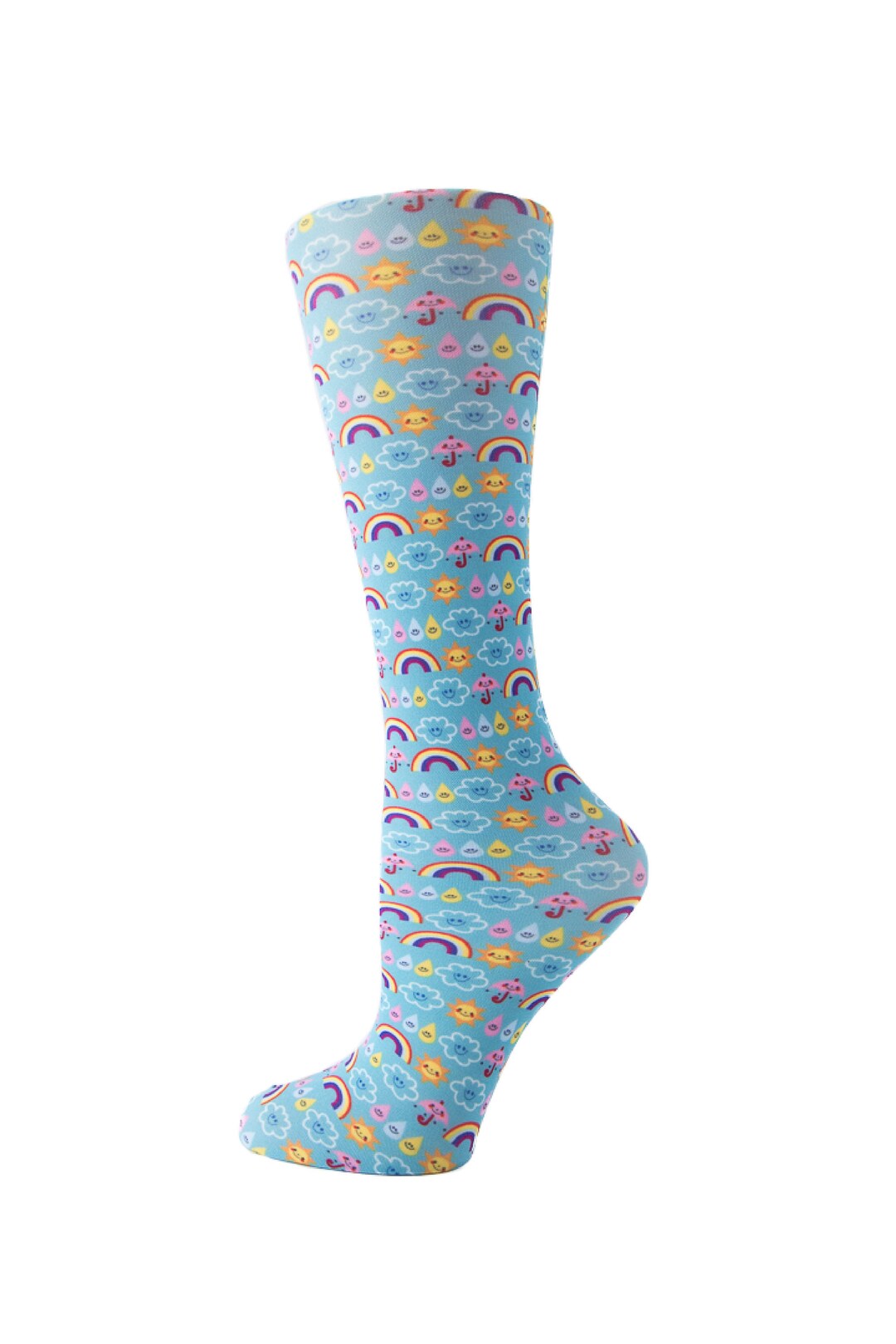Cutieful Therapeutic Compression Socks - Happy Weather - Etsy