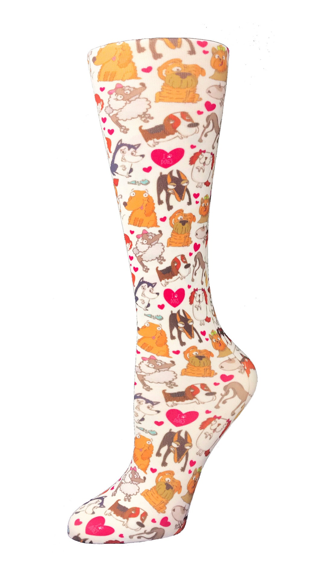 Cutieful Therapeutic Compression Socks - Dog Pawty - Etsy