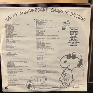 Happy Anniversary, Charlie Brown Vintage Vinyl Compilation Record Album ...