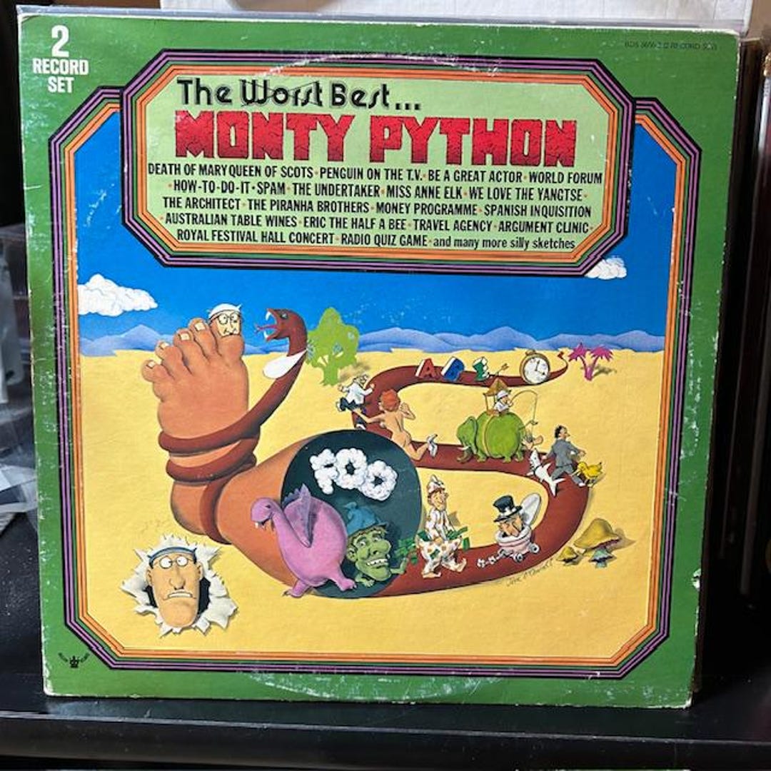 Monty Python-"the Worst Best...." Vintage Vinyl Record Album - Etsy