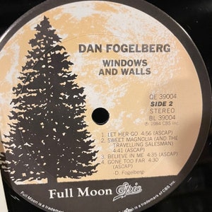 Dan Fogelberg-"window and Walls" Vintage Vinyl Folk Rock Record Album. Language of Love - Etsy