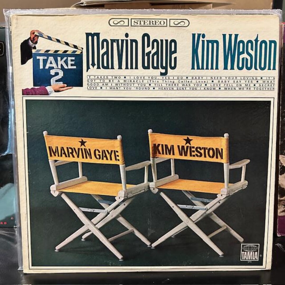 Marvin Gaye and Kim Westontake Two Vintage Vinyl Record Album - Etsy