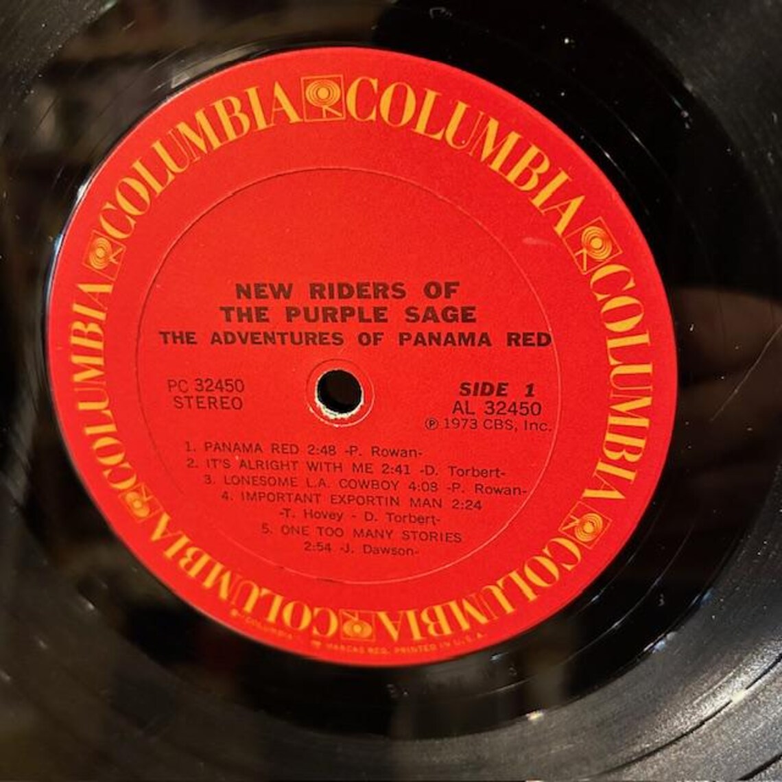 New Riders of the Purple Sage-"the Adventures of Panama Red" Vintage ...