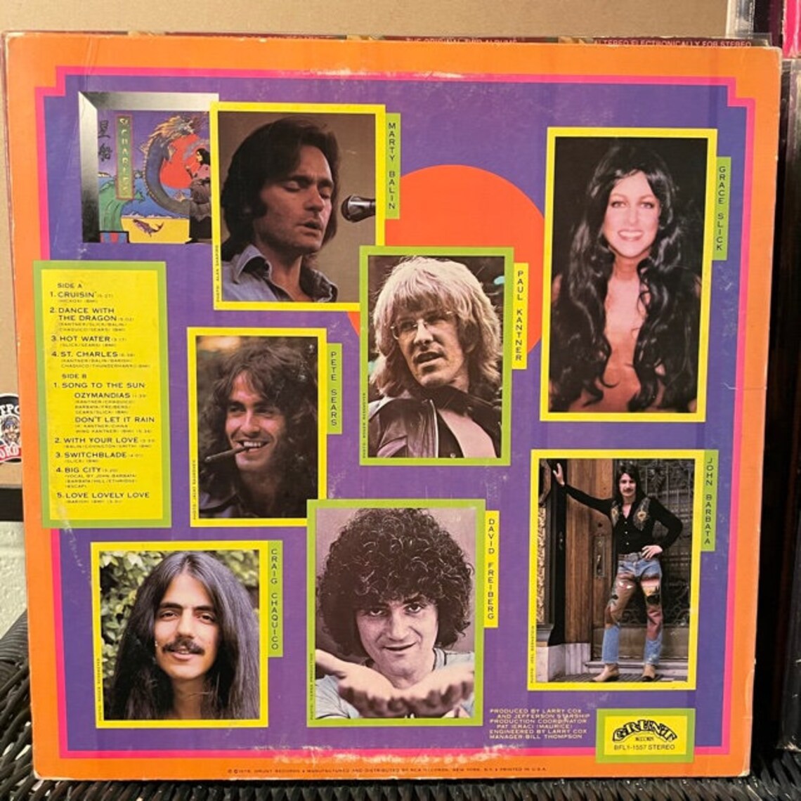 Jefferson Starship-"spitfire" Vintage Vinyl Record Album - Etsy