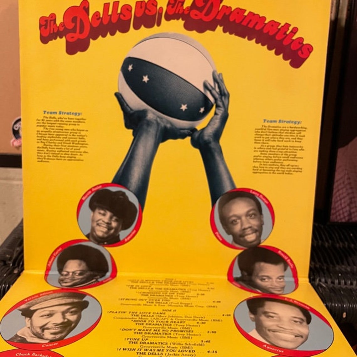 The Dells, the Dramatics-"the Dells Vs. the Dramatics" Vintage Vinyl 70 ...