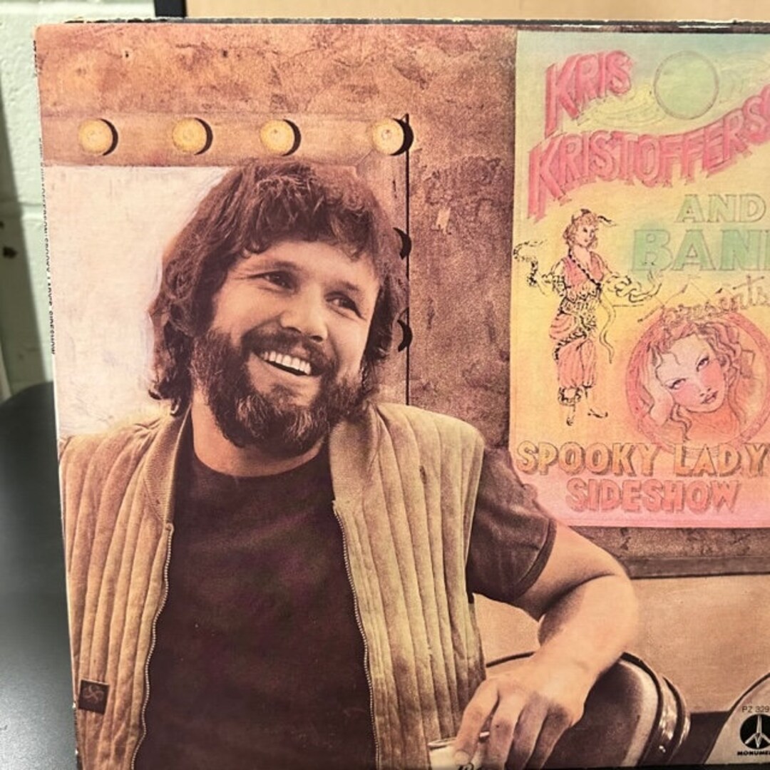 Kris Kristoffersonspooky Lady's Sideshow Vintage Vinyl Record Album - Etsy
