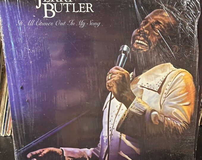 Jerry Butler-"it All Comes Out in My Songs" Vintage Vinyl Record Album ...