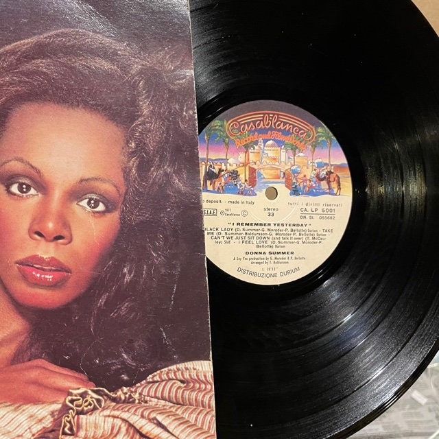 Donna Summer-"i Remember Yesterday" Vintage Vinyl Record Album. "i ...