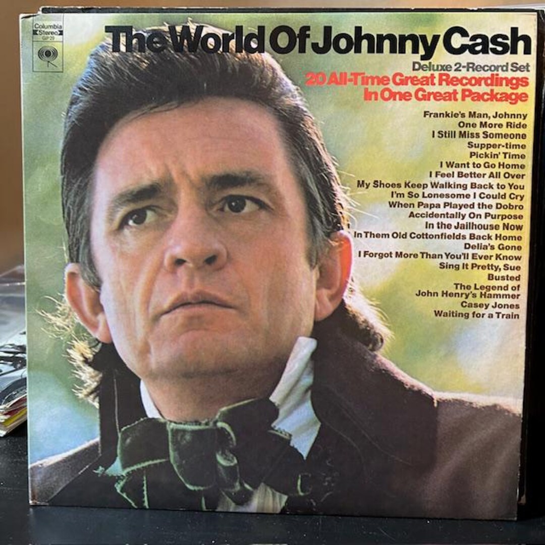 Johnny Cash-"the World of Johnny Cash" Vintage Vinyl Double Record ...
