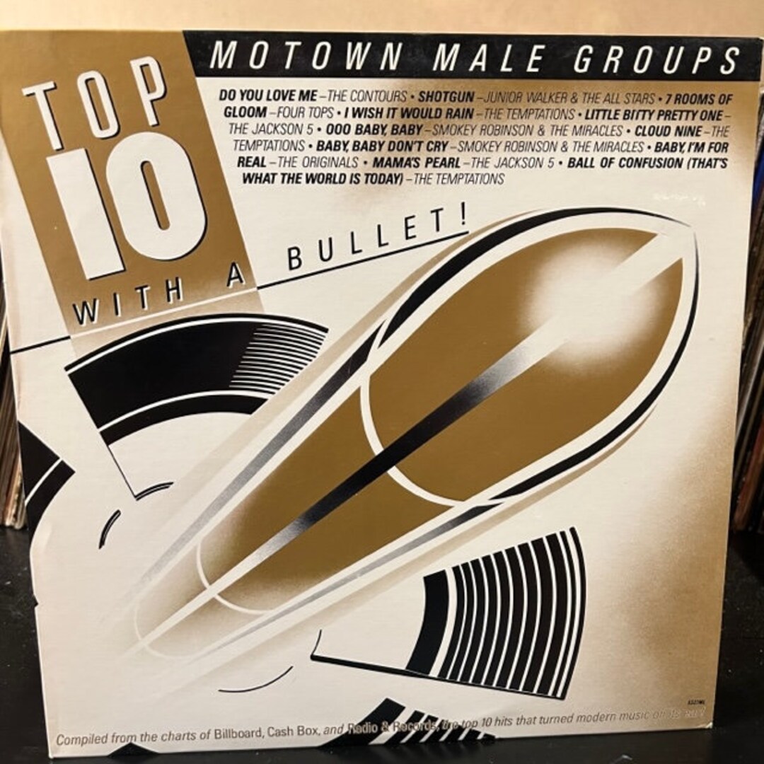 Motown Male Groupstop 10 With a Bullet Vintage Vinyl Record Album - Etsy