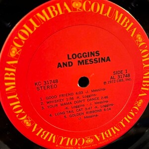 Loggins and Messina-"loggins and Messina" Vintage Vinyl Record Album ...