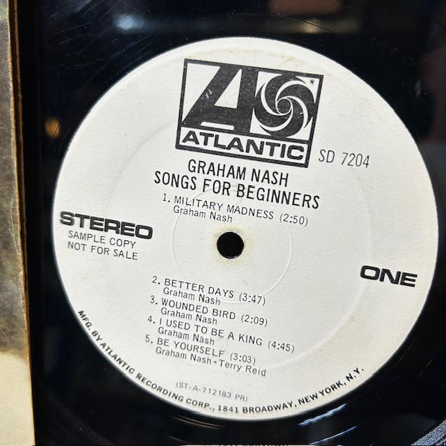 Graham Nash-"songs for Beginners" Vintage Vinyl Record Album - Etsy