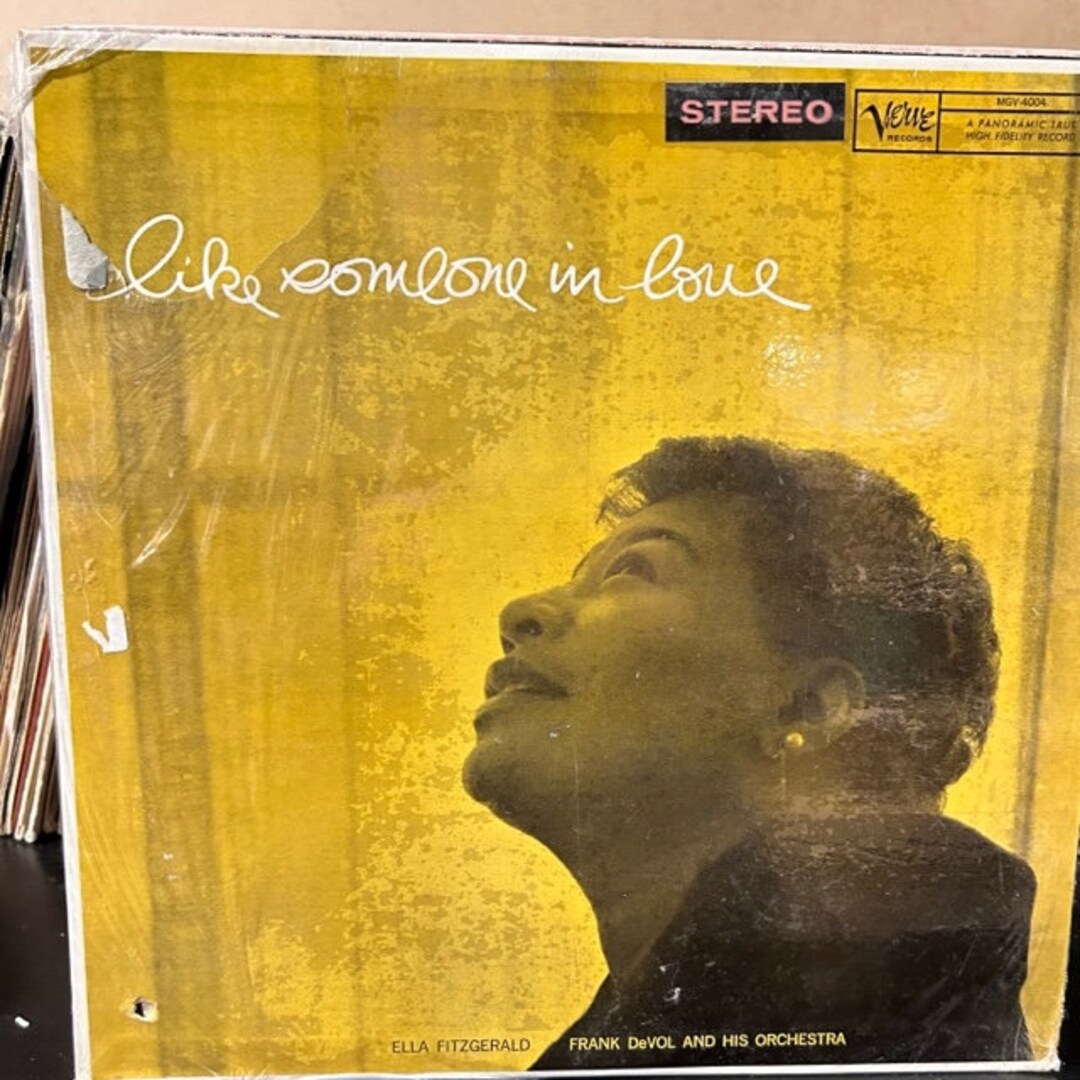 Ella Fitzgerald and Frank Devol and His Orchestalike Someone in Love Vintage Vinyl Record Album ...