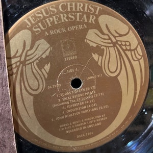 Jesus Christ Superstar Vinyl Record- Vintage Vinyl 2 Album Record With ...