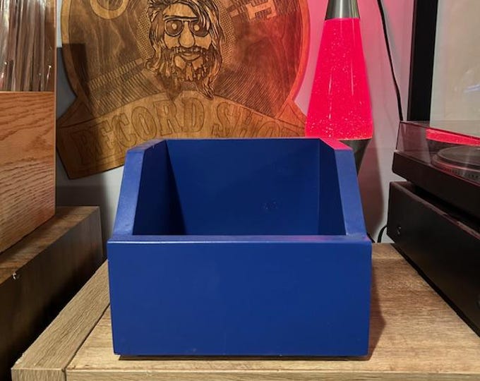 Vinyl Record Storage. Handmade Solid Pine 45 Rpm 7" Record Storage ...