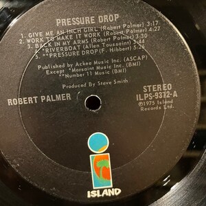 Robert Palmer-"pressure Drop" Vintage Vinyl Record Album - Etsy