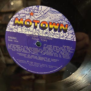 Four Tops-"motown Legends" Vintage Vinyl Record Album - Etsy